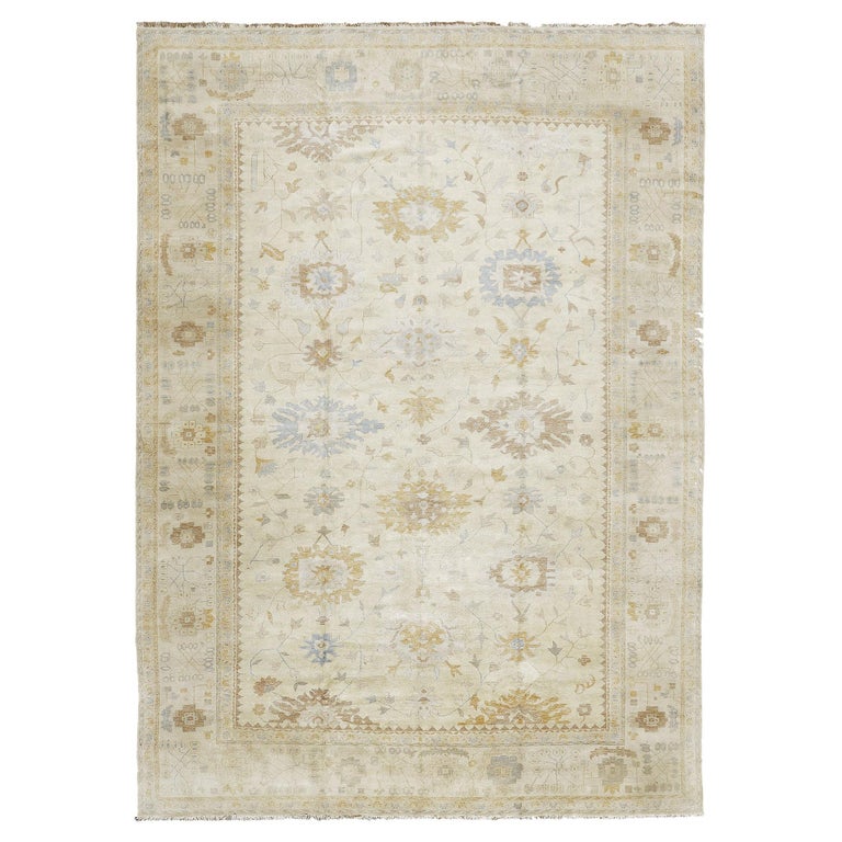 Egyptian Oushak Design Rug For Sale at 1stDibs