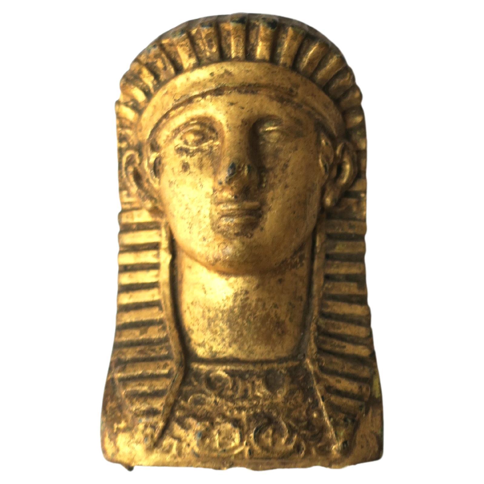 Egyptian Pharaoh Bust Fragment Piece Decorative Object For Sale at 1stDibs
