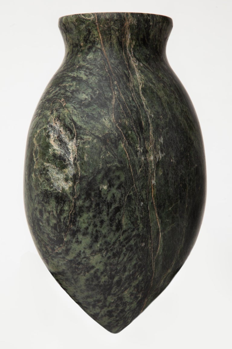 Egyptian Pre-Dynastic Period Ointment Green Serpentine Stone Vessel ...