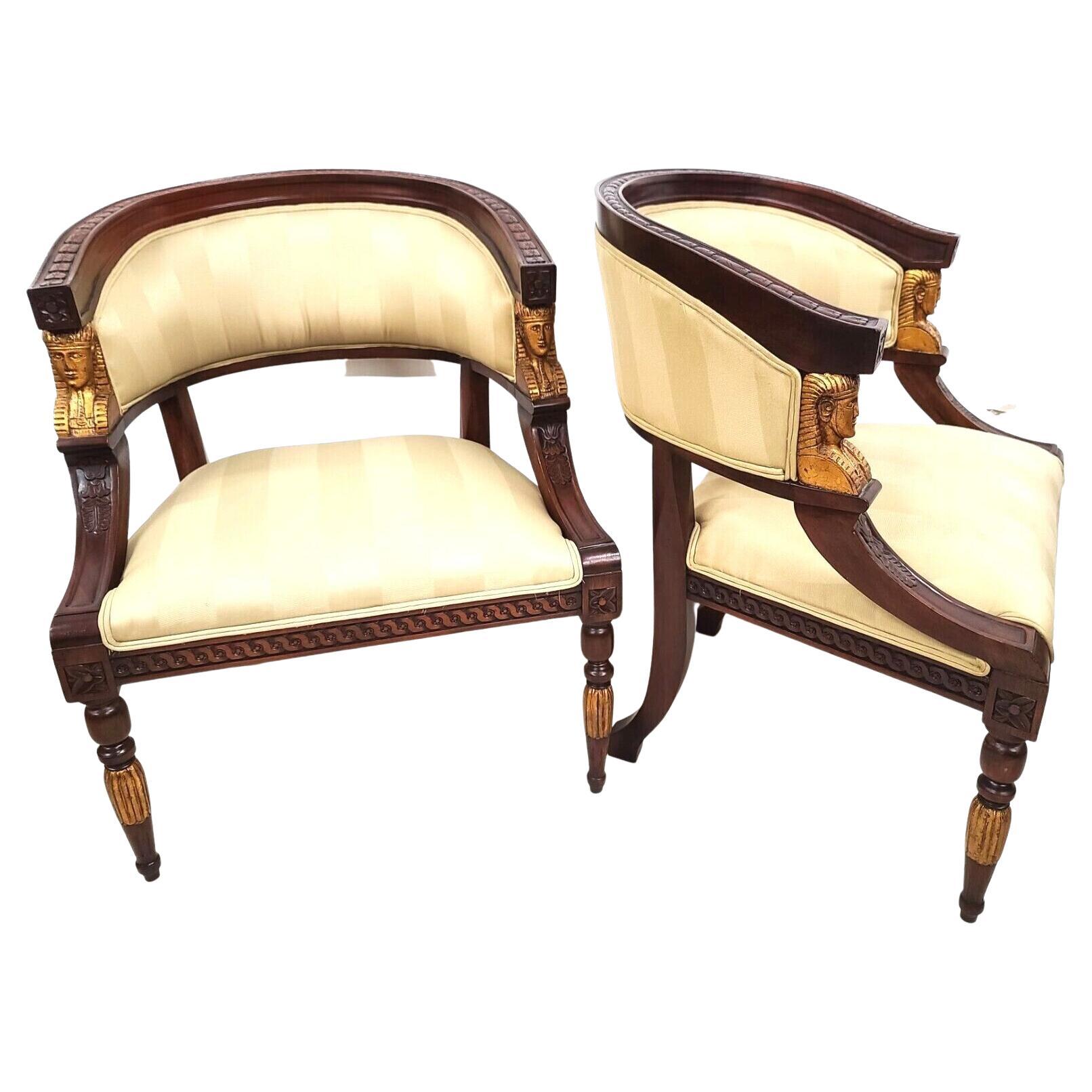 Egyptian Revival Chair Rosewood with Ormulu Mounts, circa 1900 For Sale ...