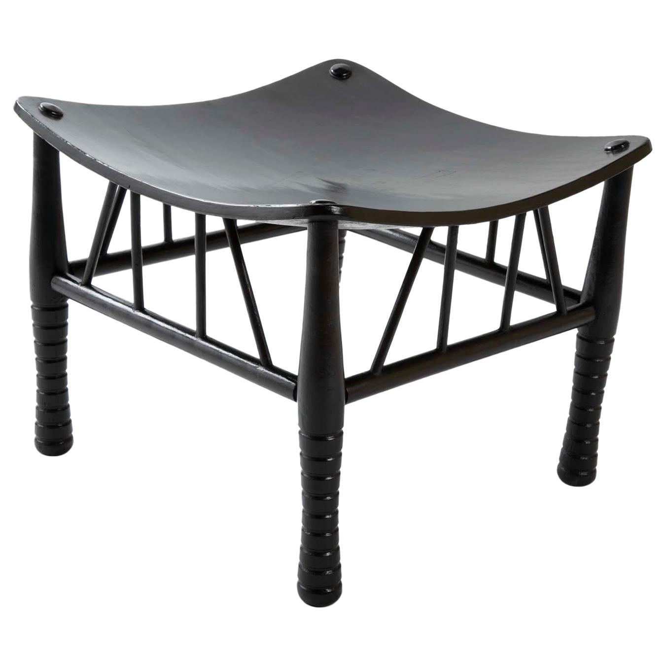 Egyptian Revival Ebony Thebes Stool, English 19th Century at 1stDibs ...