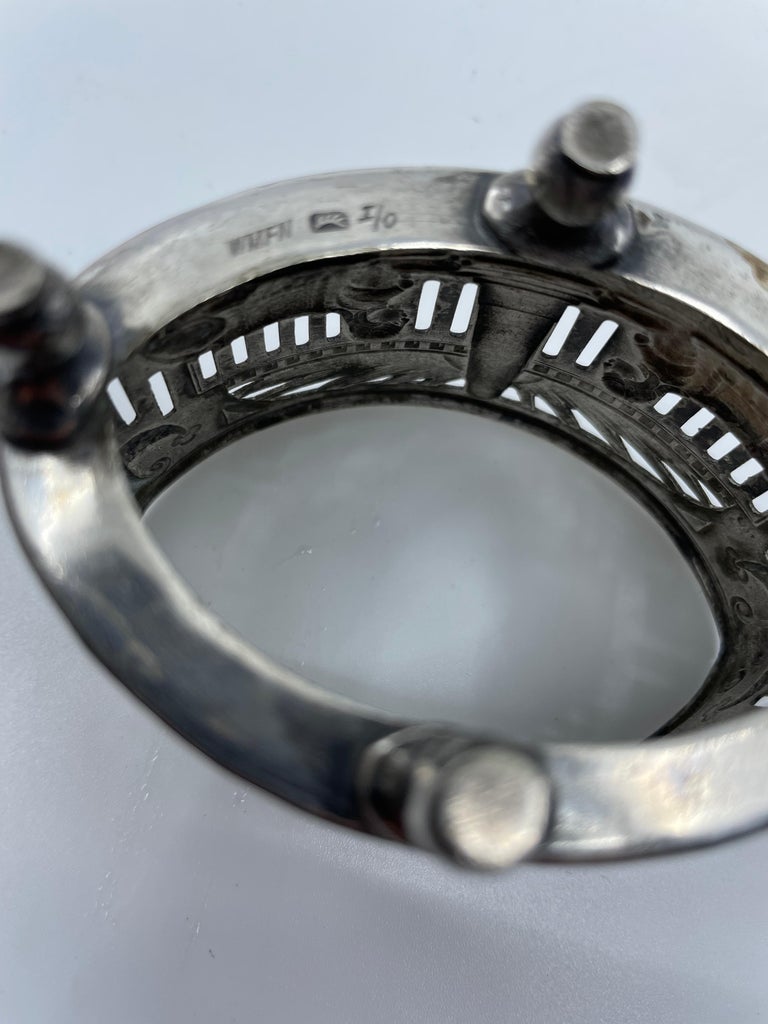 Egyptian Revival Silver Salt Cellars For Sale at 1stDibs