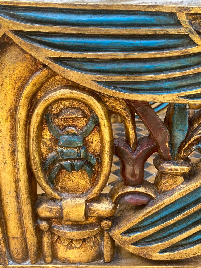 Egyptian Revival Style Throne For Sale at 1stDibs