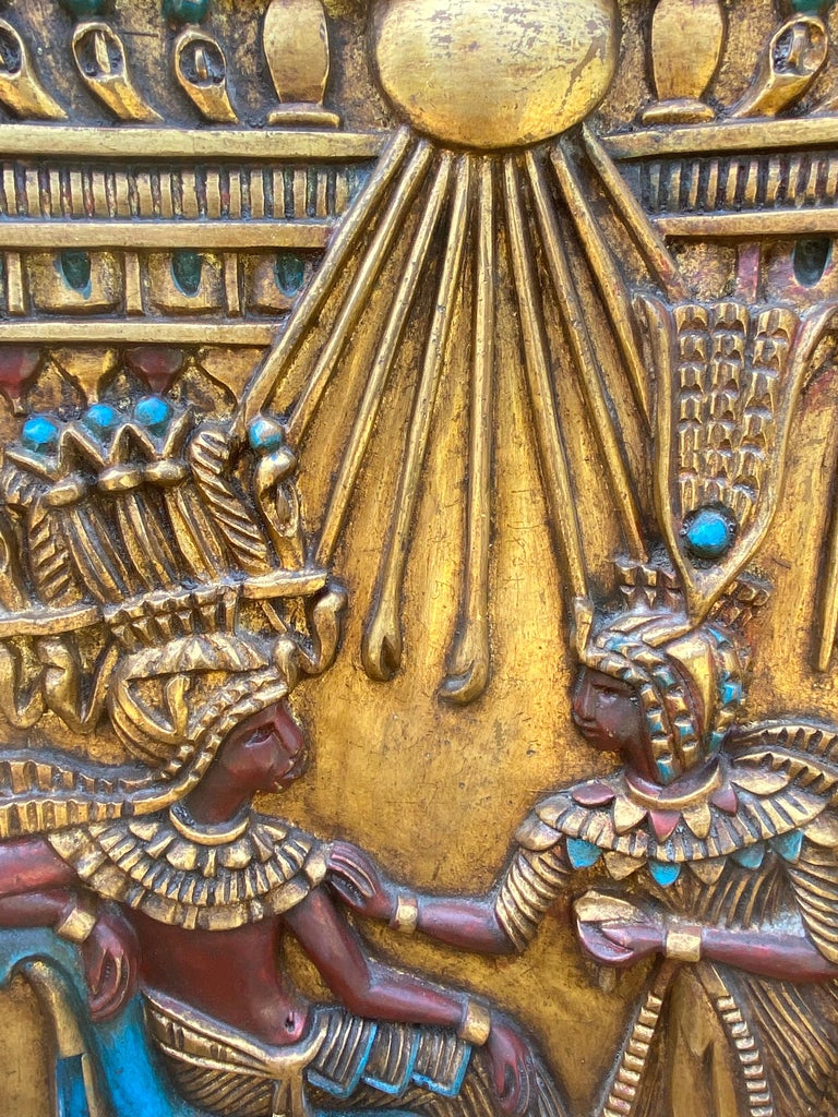 Egyptian Revival Style Throne For Sale at 1stDibs