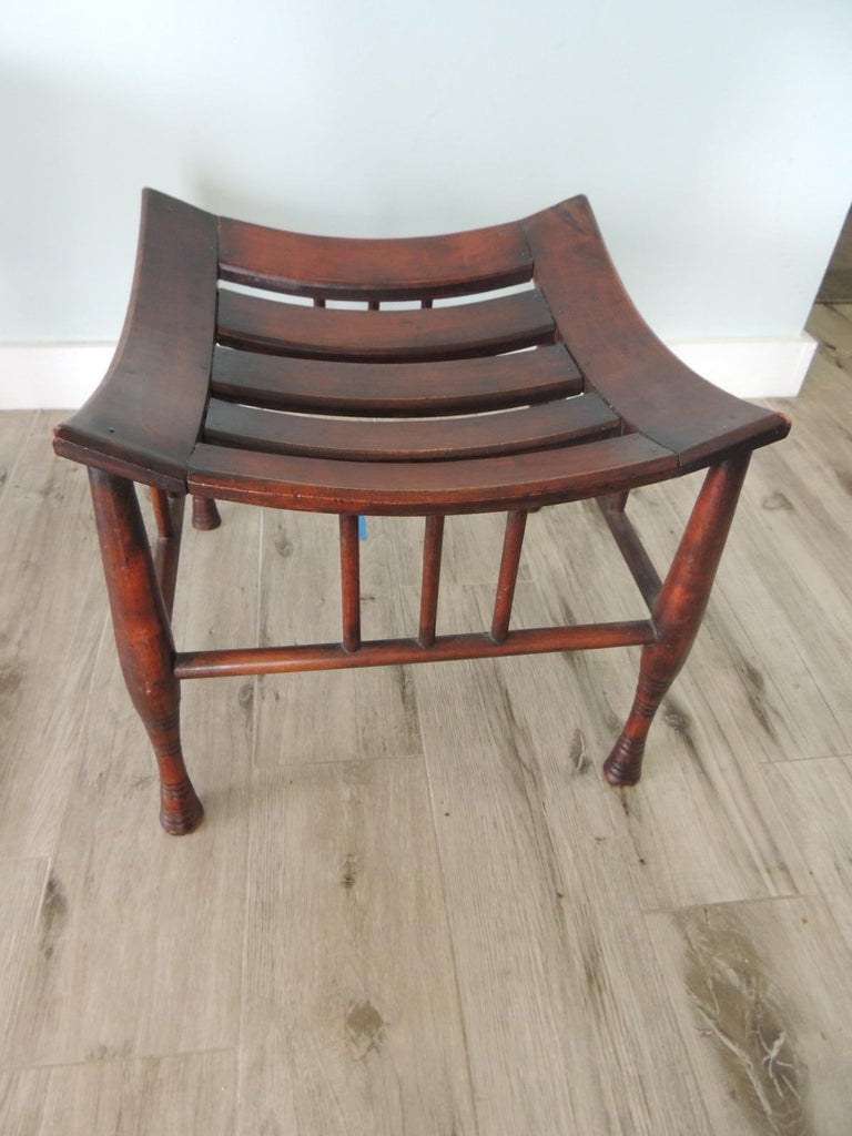 Egyptian Revival Thebe's Stool by Liberty and Co. For Sale at 1stDibs