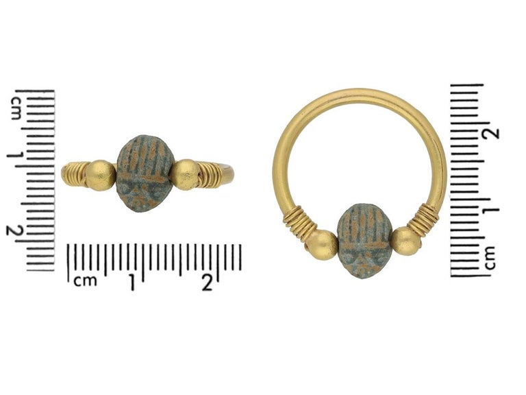 Egyptian Scarab Swivel Ring, circa 664-332 BC. For Sale at 1stDibs