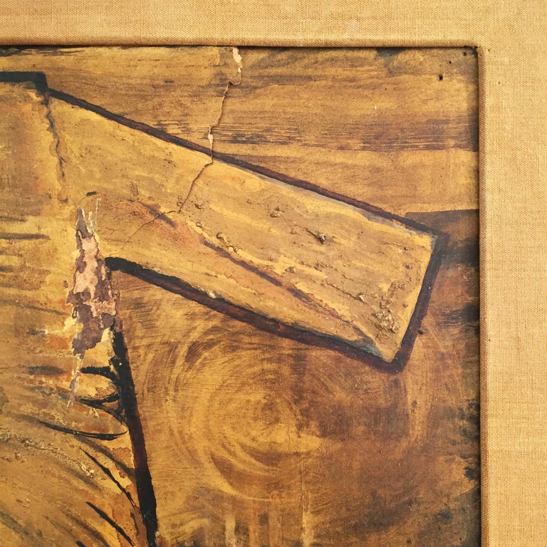 Egyptian Style Vintage Painting by Alan Healey 1980s Vintage Framed Art ...