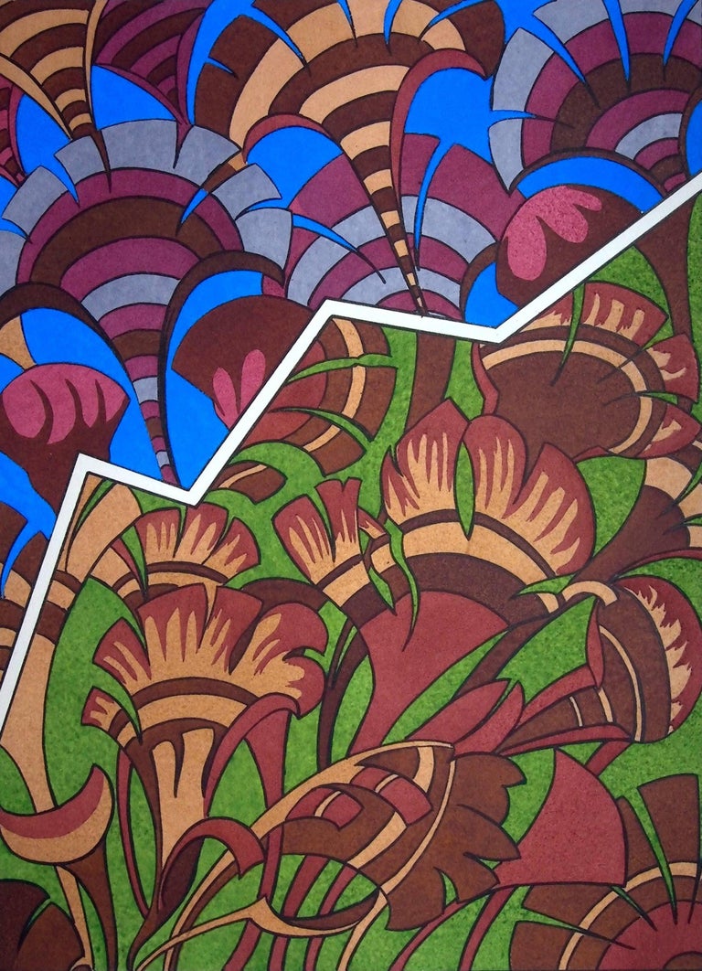 E.H. Raskin - Floral Dream, 1926 - Original Lithograph For Sale at 1stDibs