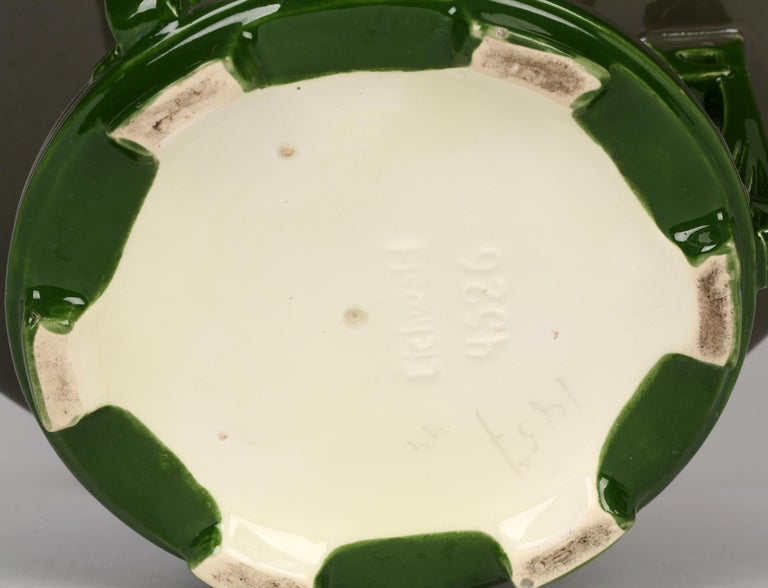 Eichwald Secessionist Majolica Art Pottery Centerpiece Pedestal Bowl ...