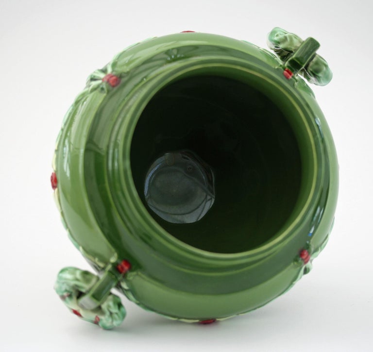 Eichwald Secessionist Majolica Art Pottery Urn Shaped Vase, 1910 at ...