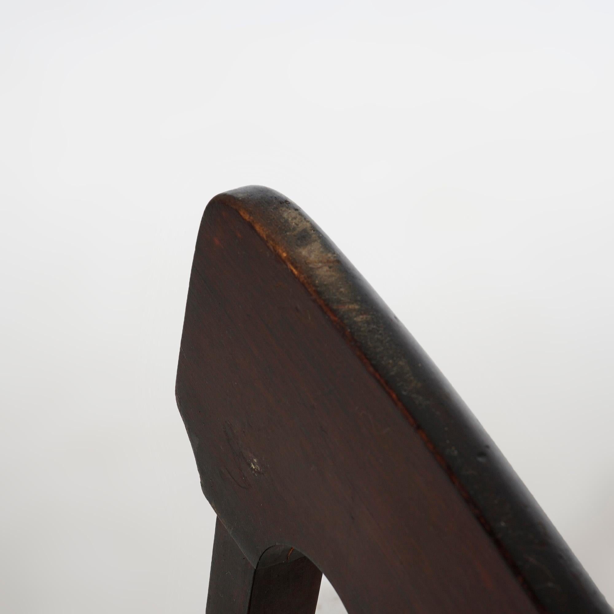 Eight Antique Arts and Crafts Limbert Style Mission Oak Celtic Cutout ...