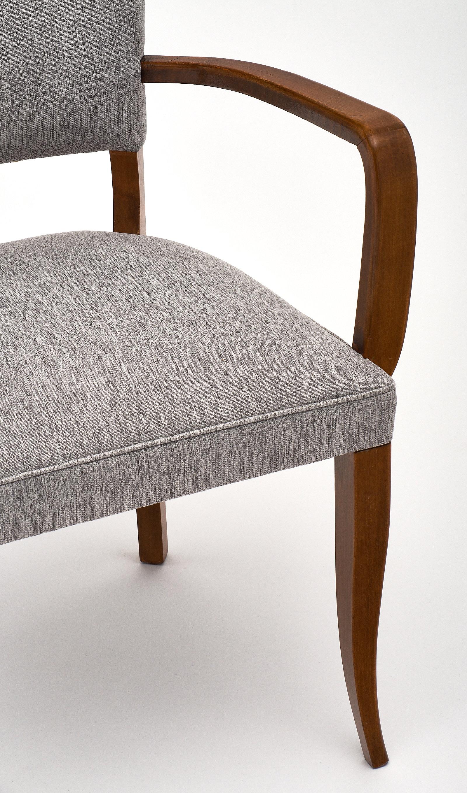 Eight Art Deco French Bridge Chairs at 1stDibs