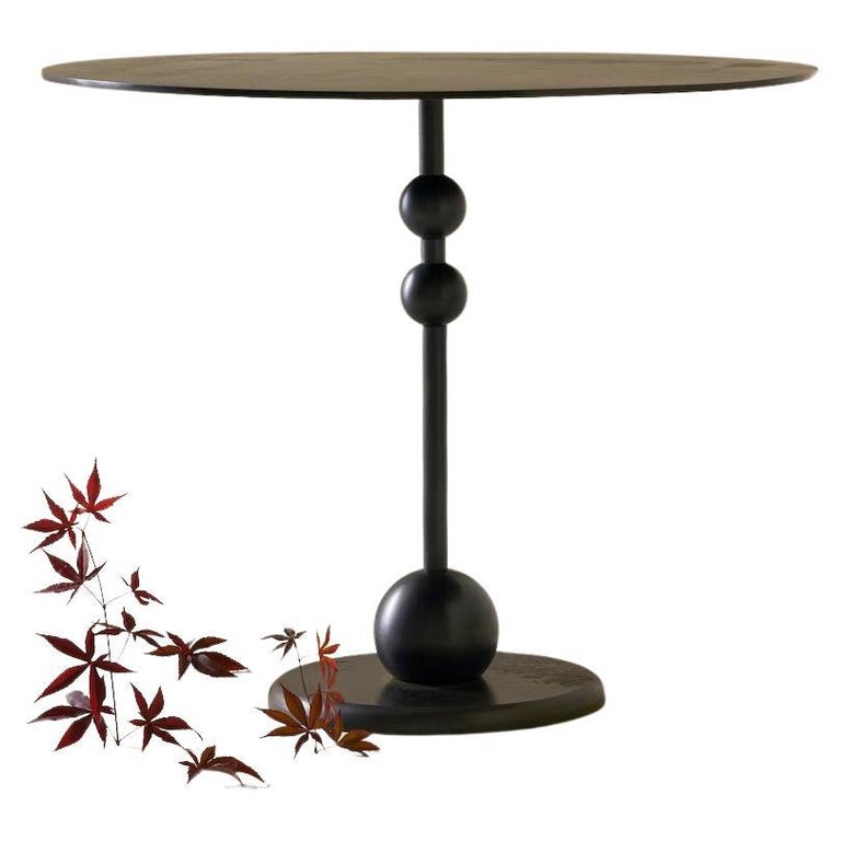 Eight Café Table in Craft Black Steel For Sale at 1stDibs