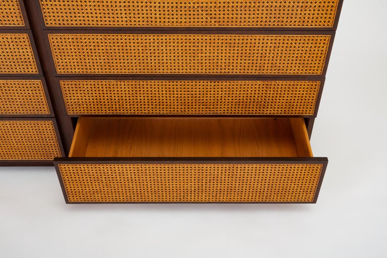 Eight Drawer Dresser with Woven Cane Paneling from Directional Custom ...