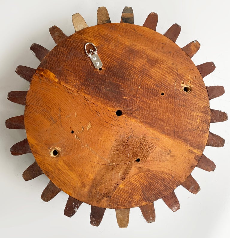 Eight Painted Industrial Molds Cog Wheels Wall Sculptures For Sale at ...