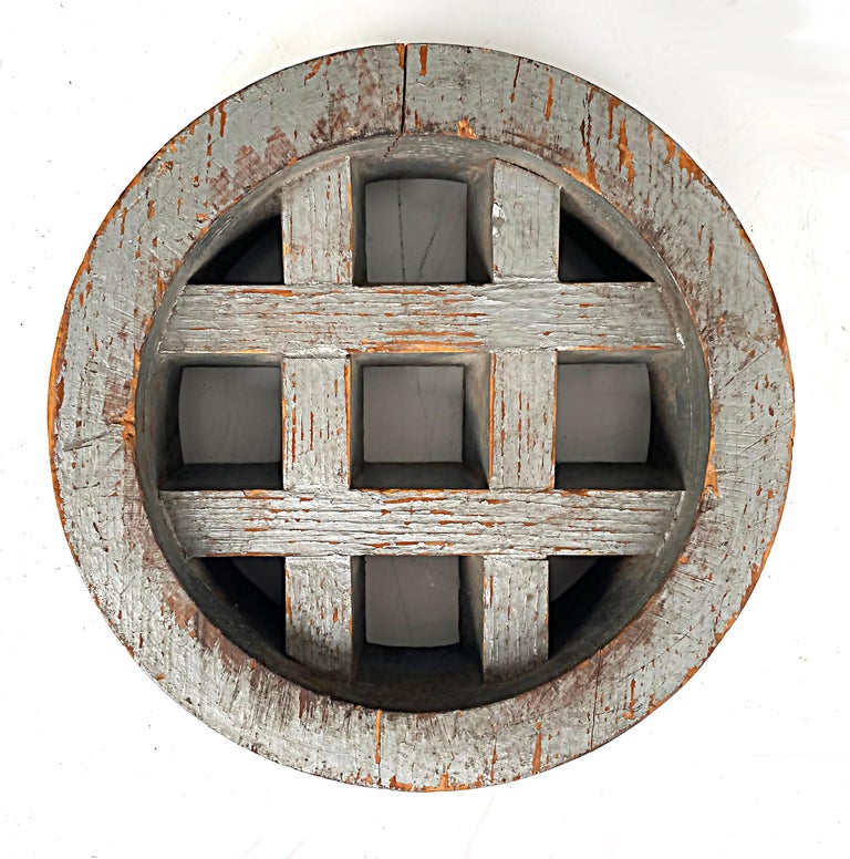 Eight Painted Industrial Molds Cog Wheels Wall Sculptures For Sale at ...