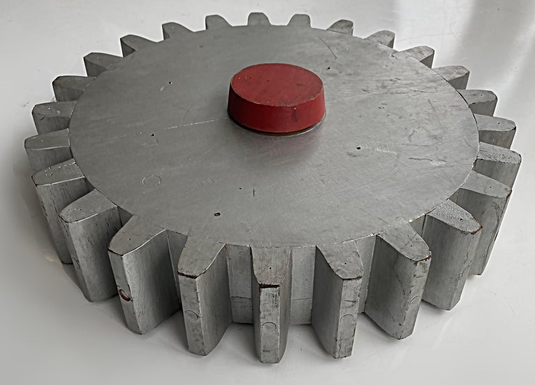 Eight Painted Industrial Molds Cog Wheels Wall Sculptures For Sale at ...