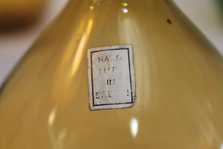 Eight Swedish Glass Vases Designed by Arthur Percy For Sale at 1stDibs ...