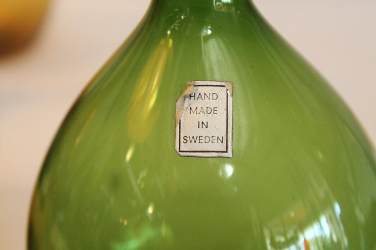 Eight Swedish Glass Vases Designed by Arthur Percy For Sale at 1stDibs ...