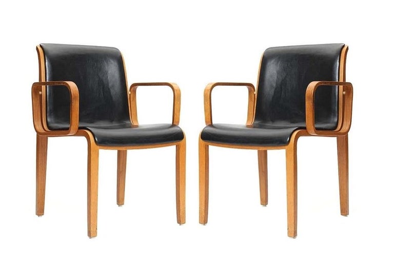 Eight Vintage Armchairs by Bill Stephens for Knoll at 1stDibs