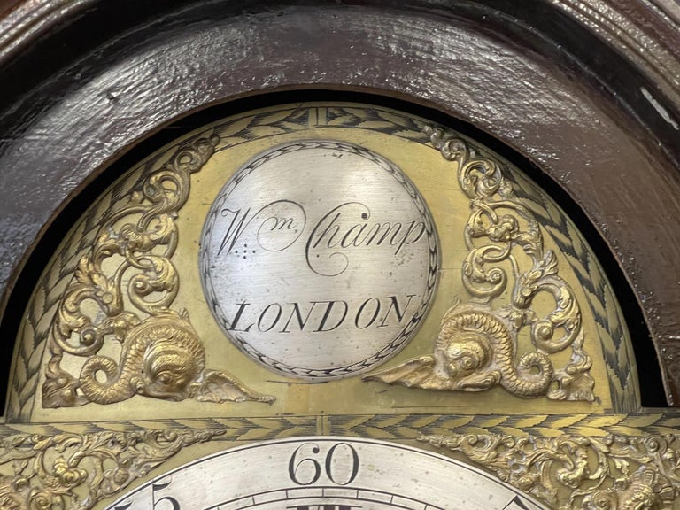 Eighteenth Century George II Chinoiserie Tall Case Clock For Sale at ...