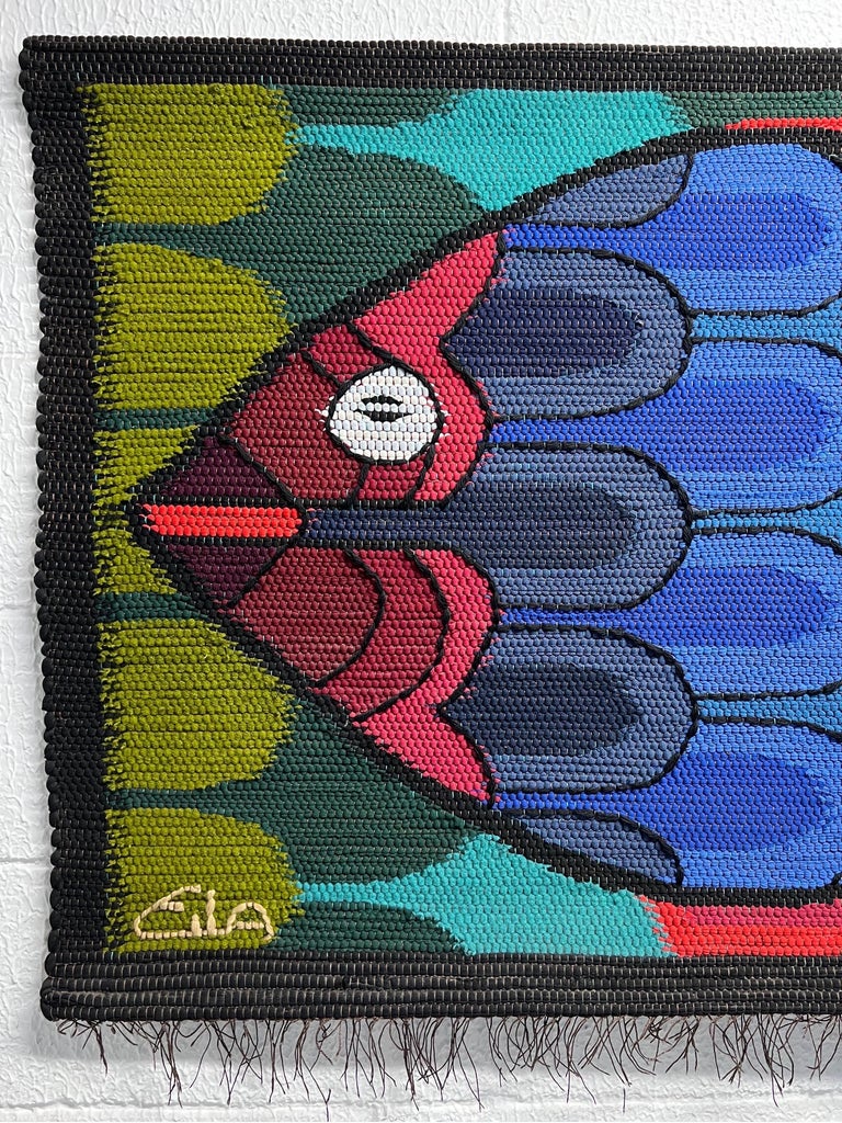 Eila Ampula Brazilian Modern Fish With Coloroful Scales Wall Art ...