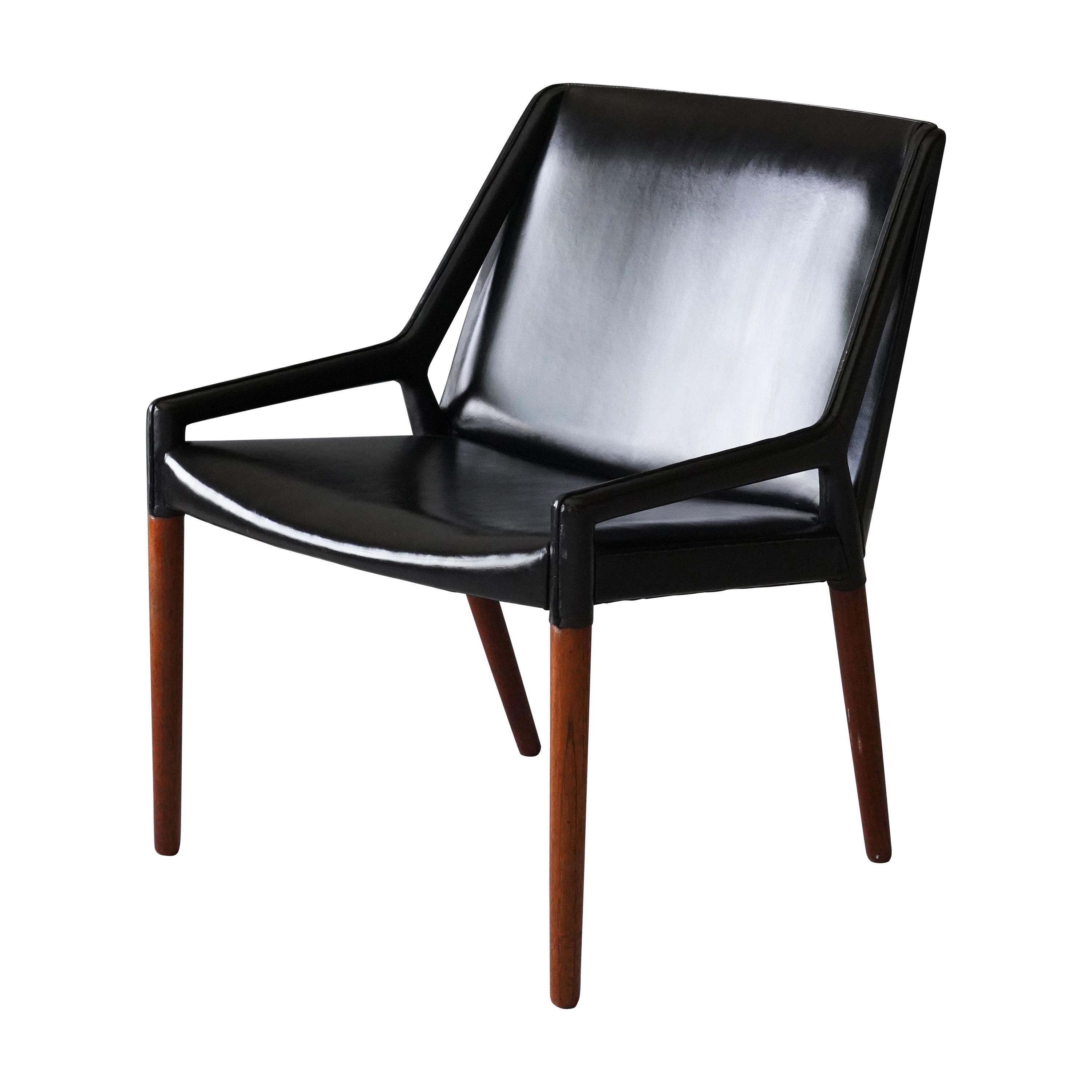 Lounge Chair by Ejner Larsen and Axel Bender Madsen for Willy Beck For ...