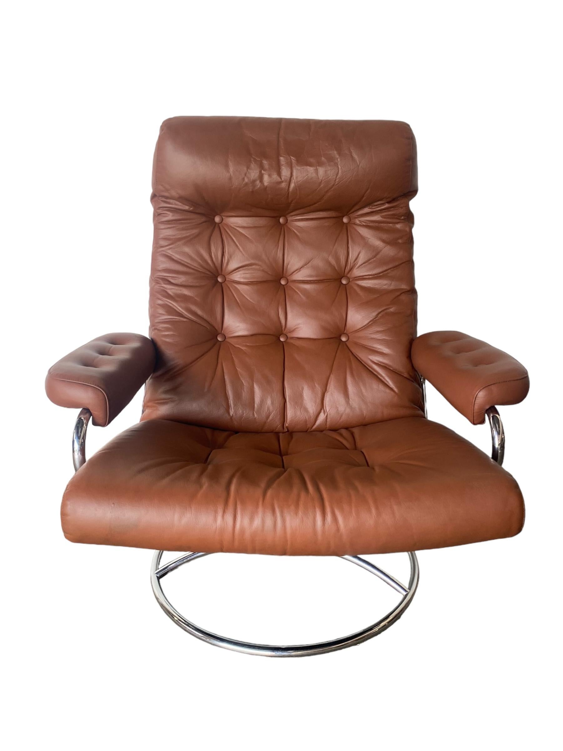 Ekornes Stressless Reclining Lounge Chair For Sale at 1stDibs