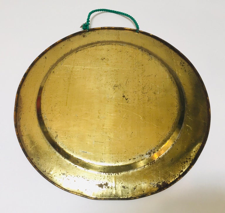 El Cafeto Metal Hanging Advertising Plate with a Moorish Prince at 1stDibs