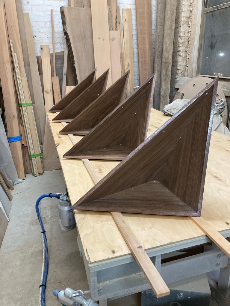 El Cangrejito, Pentagonal Modular Coffee Table Walnut Edition by Louis ...