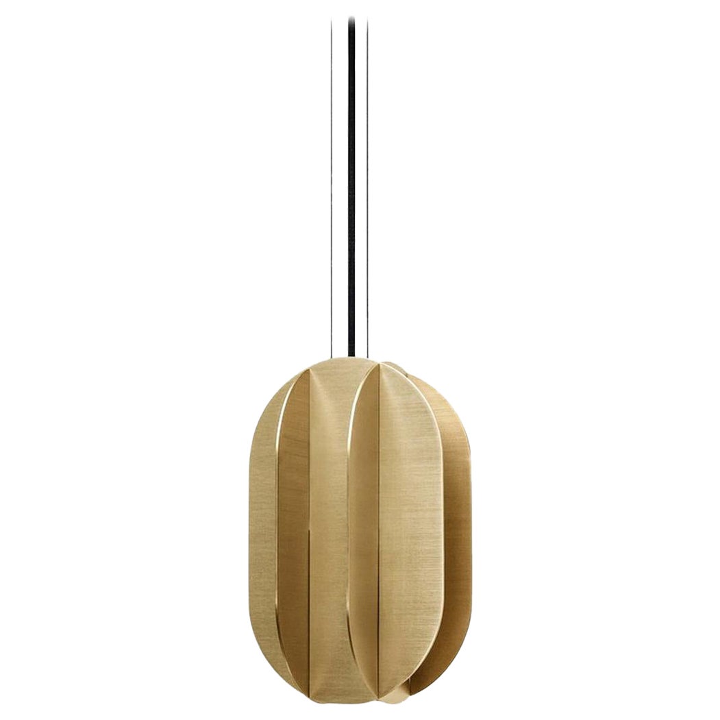 Contemporary Pendant Lamp EL Lamp Large CS1 by NOOM in Brass For Sale ...