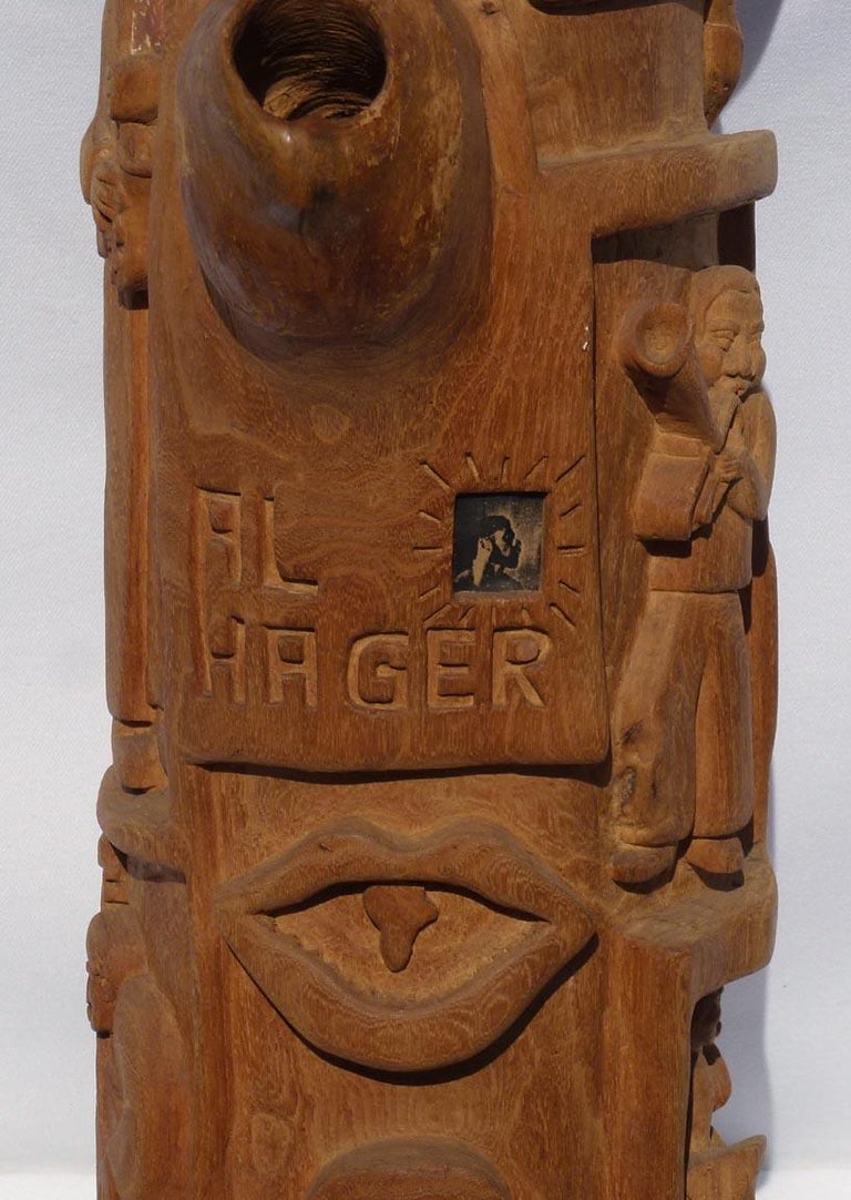 Elaborate Carving of a Jazz Band Musicians in Deep Relief All the Way ...