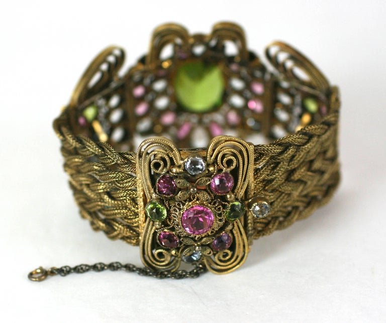 Elaborate Jeweled Hobe Bracelet at 1stDibs | jeweled bracelet