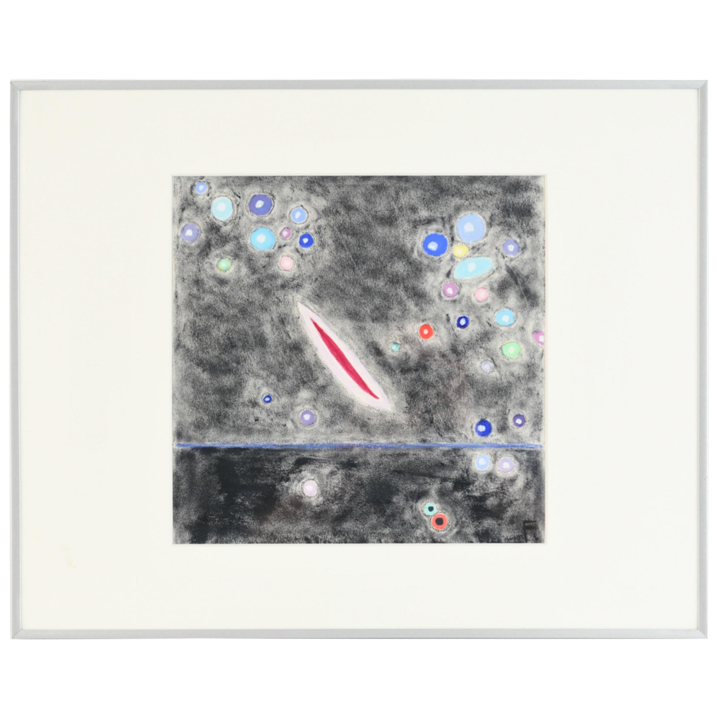 Ray Ridabock Abstract Oil on Board at 1stDibs