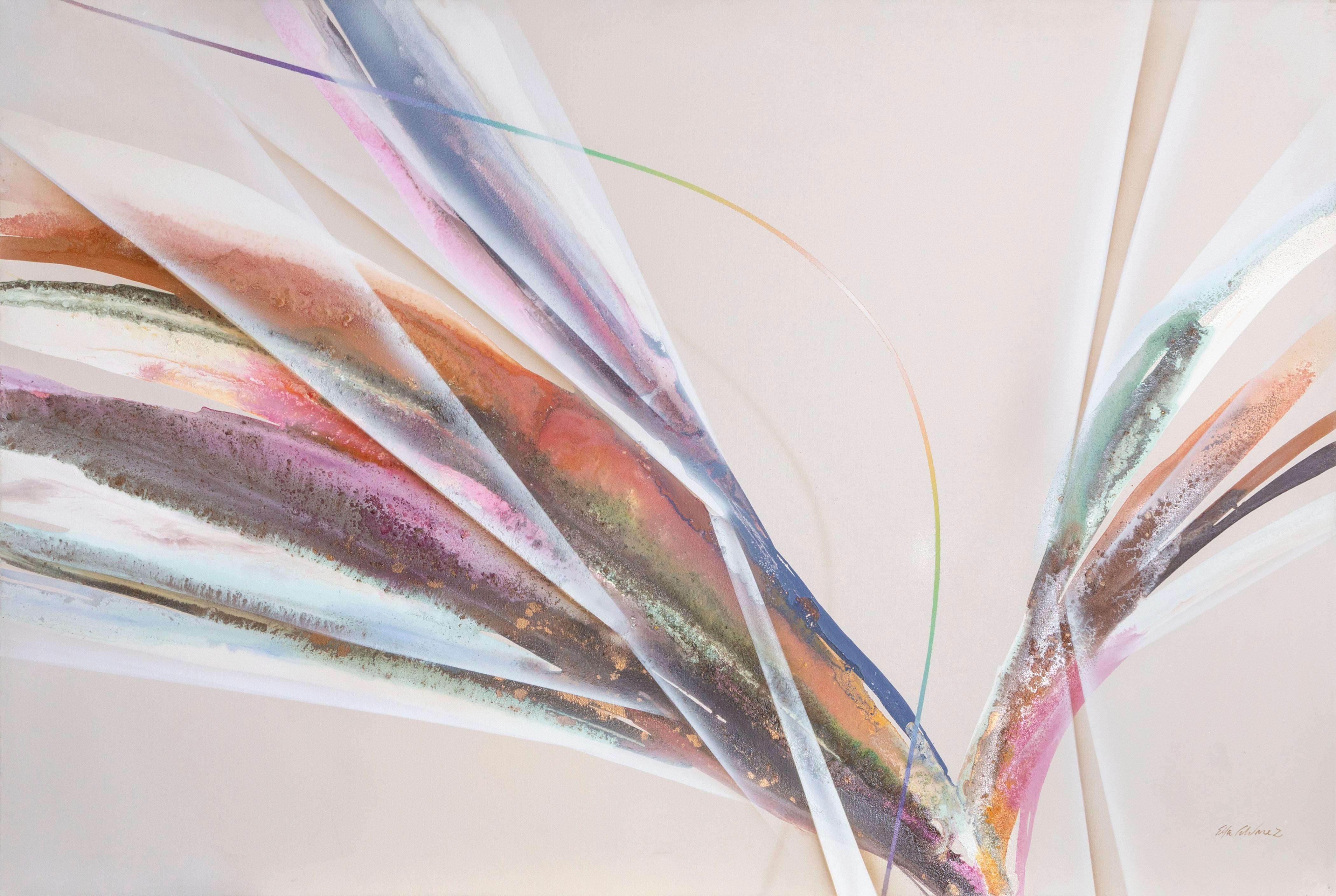 Elba Alvarez - Prima I, Large Triptych by Elba Alvarez For Sale at 1stDibs