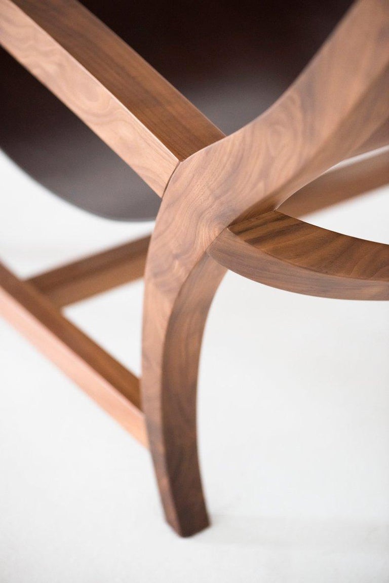 Elba, Deckchair Inspiration, Leather and Canaletto Walnut Indoor Lounge ...