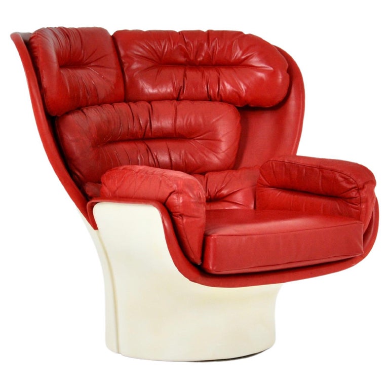 Fauteuil de salon Elda de Joe Colombo pour Comfort, Italie, années 1960 ...