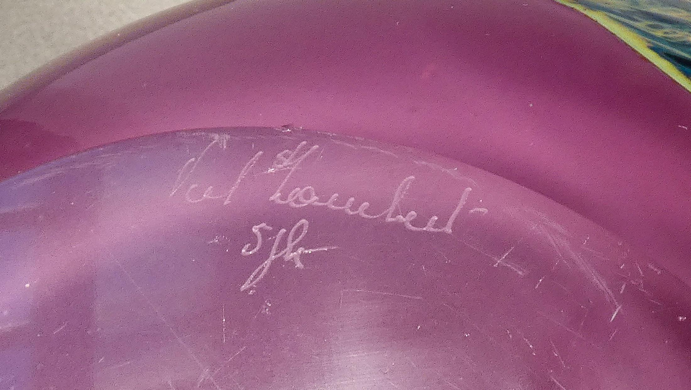 "Eldorado" Vase, Design by Samuel Herman for Val Saint Lambert, Belgium ...