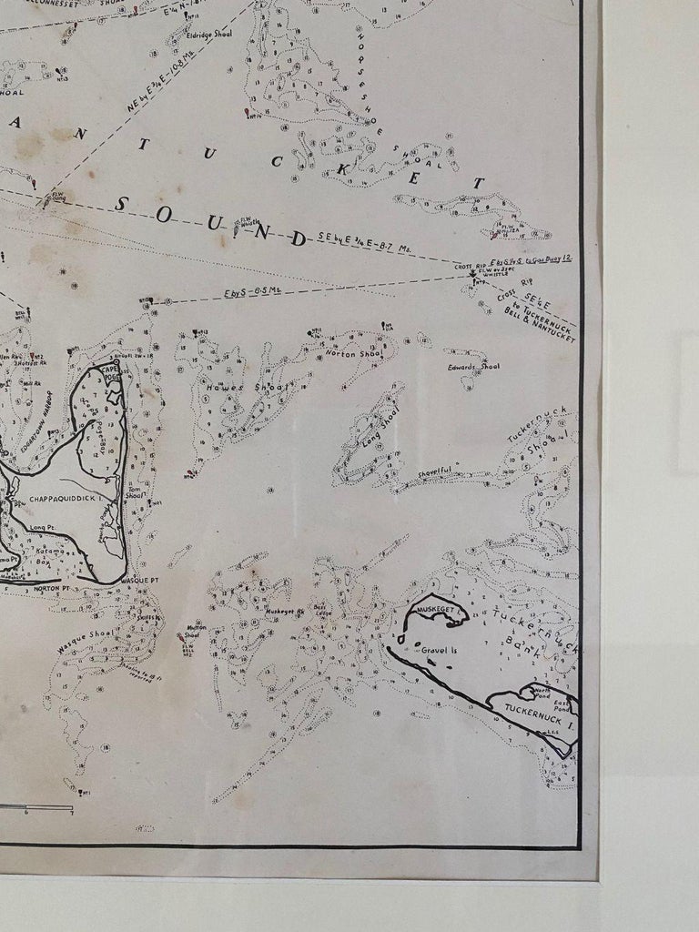 Eldridge Chart of Nantucket Sound – West, circa 1920 For Sale at ...