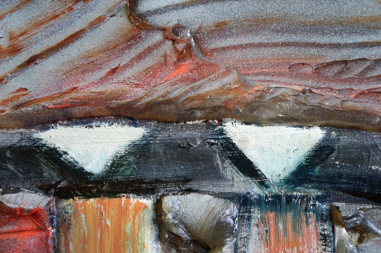 Eleanor Aldrich - FAT BACK - Contemporary Figurative/Abstract Oil ...