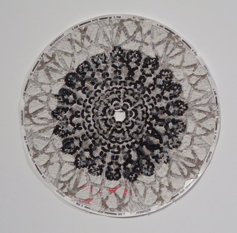 Eleanor White - Graph Mandala Trois cercles à motifs texturés abstraits ...