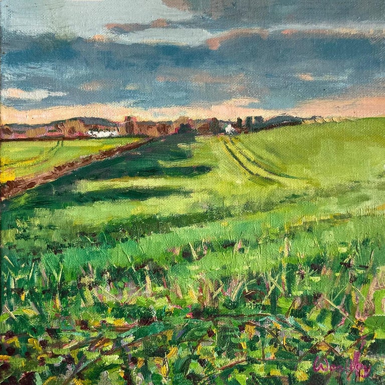 Eleanor Woolley - Before the Harvest by Eleanor Woolley, Landscape ...