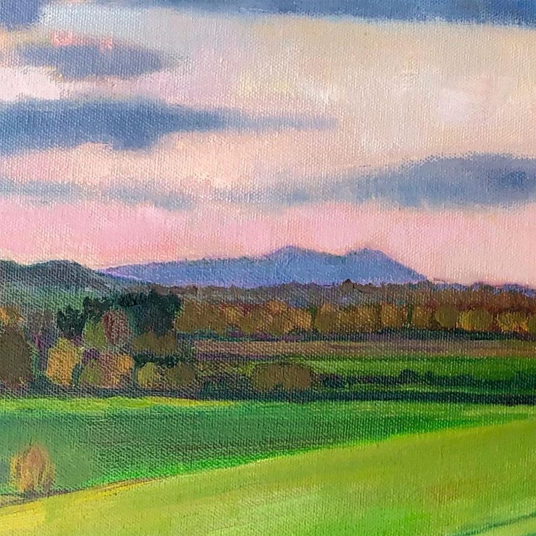 Eleanor Woolley - Malvern Sunset by Eleanor Woolley, Contemporary art ...