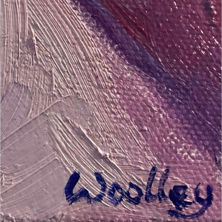 Eleanor Woolley - A Wintery Walk Home, Figurative Cityscape Art, Modern ...