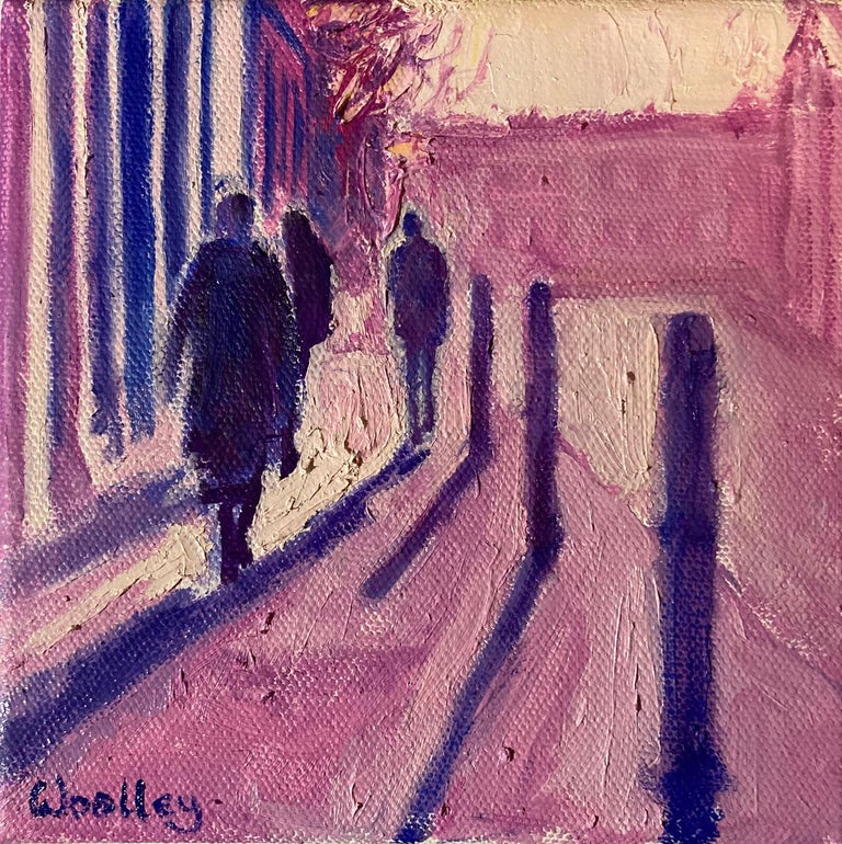 Eleanor Woolley - Eleanor Woolley, Long Winter Shadows 2, Figurative ...