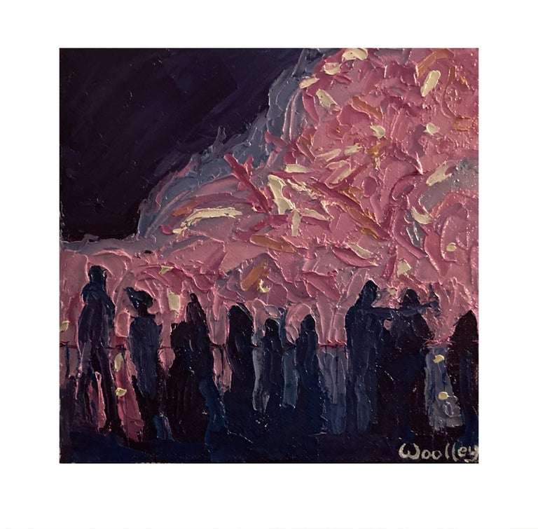 Eleanor Woolley - Eleanor Woolley Toasting the Bonfire Impressionist ...