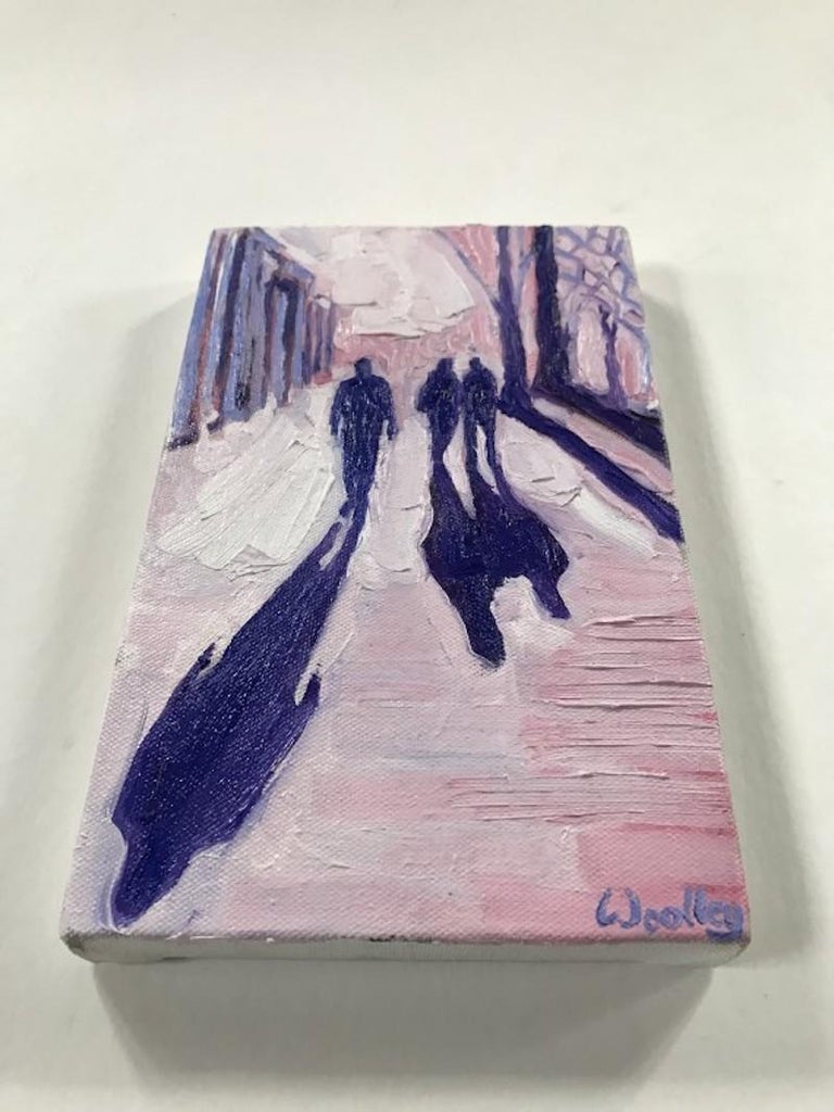 Eleanor Woolley - Long Winter Shadows 3, original painting, still-life ...