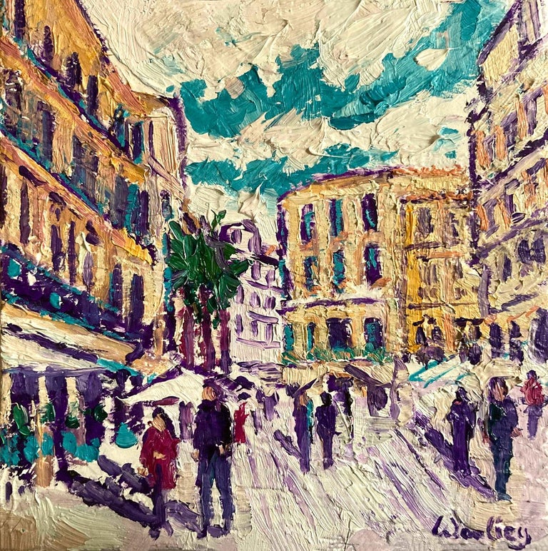 Eleanor Woolley - Malaga Shadows, Paintings of Spain, Cityscape ...