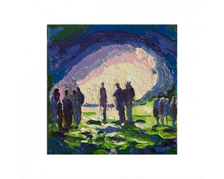 Eleanor Woolley - Shadows Round The Bonfire Eleanor Woolley, Figurative ...