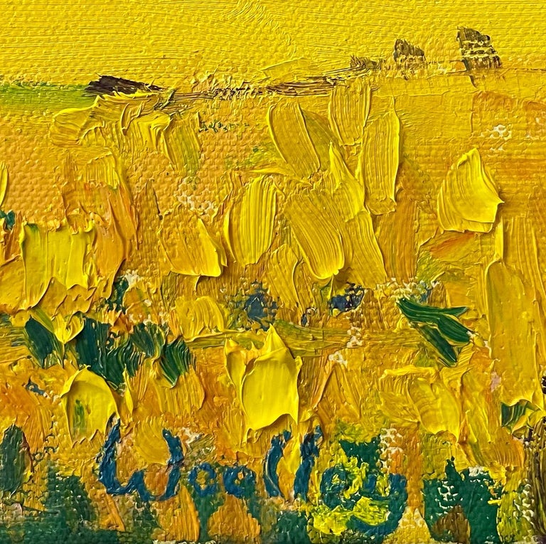 Eleanor Woolley - Sunset over Yellow Fields For Sale at 1stDibs